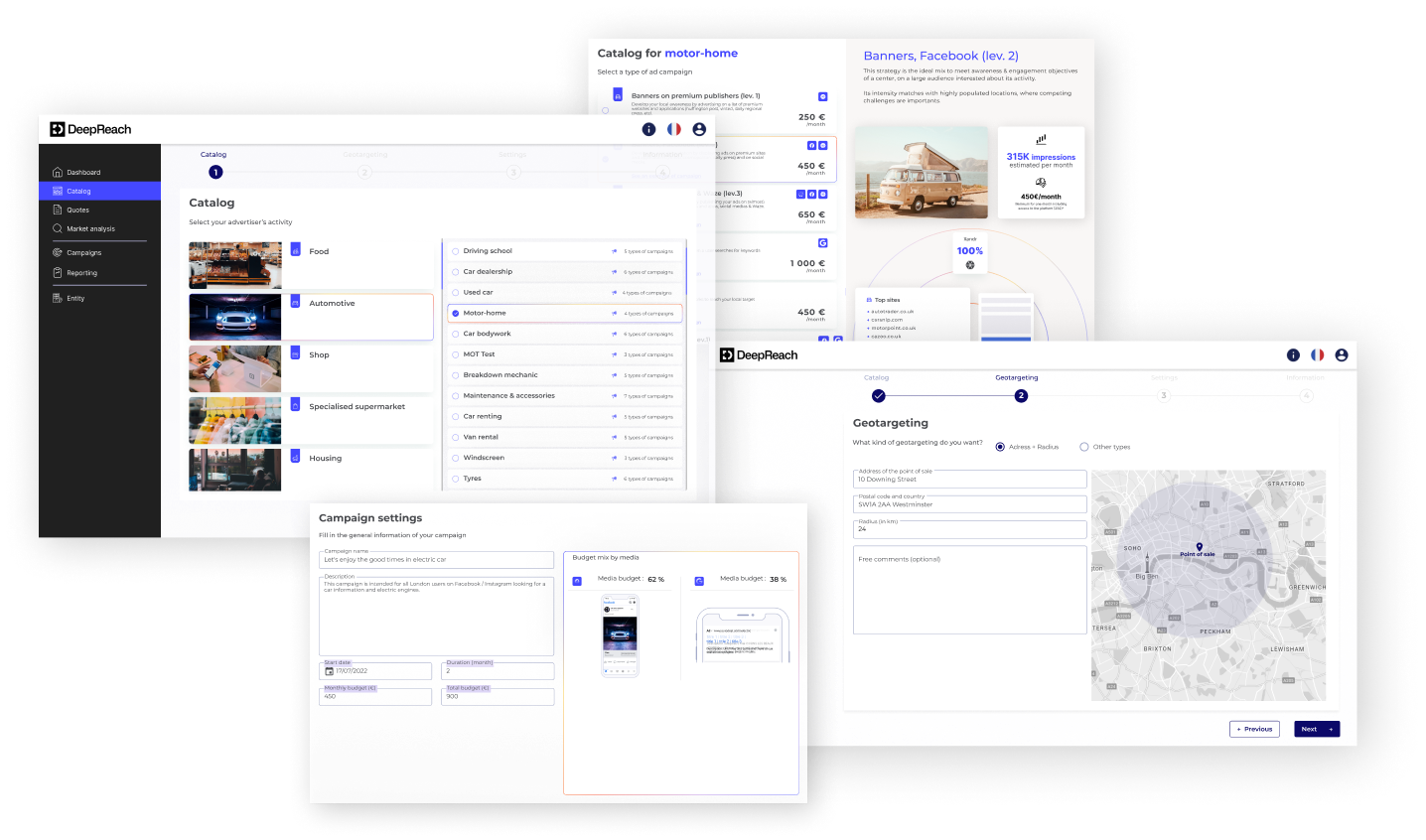 DeepReach Catalog | Location-based ads for agencies and media houses